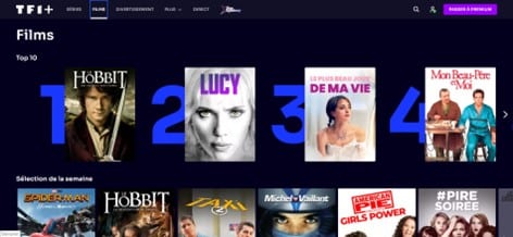 TF1+ : 230 films, dont près de 15 % partagés avec les plateformes de ...